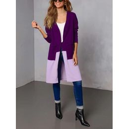 Milan Kiss Cardigan in Lila - 62% | Gr&ouml;&szlig;e L | Damen-pullover-cardigans
