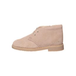 Clarks Leder-Schn&uuml;rschuhe '' Desert Boot2'' in Beige - 61% | Gr&ouml;&szlig;e 29,5 | Kinderschnuerschuhe