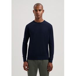 DSTREZZED Wollpullover in Dunkelblau - 52% | Gr&ouml;&szlig;e M | Herren-plussize