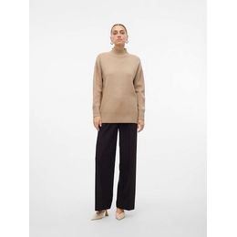 V&eacute;ro Moda Vero Moda Pullover "Gold" in Beige - 77% | Gr&ouml;&szlig;e XS | Damen-pullover-cardigans