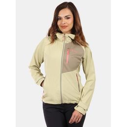 Kilpi Softshelljacke "Beltra" in Beige - 64% | Gr&ouml;&szlig;e 46 | Damen-outdoorjacken