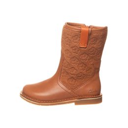 Clarks Leder-Stiefel "Comet Pop" in Hellbraun - 46% | Gr&ouml;&szlig;e 22 | Baby-stiefel-boots