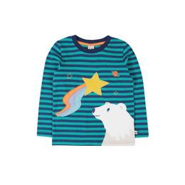 frugi Longsleeve " Discovery" in Hellblau/ Blau - 44% | Gr&ouml;&szlig;e 92/98 | Kinder-longsleeves