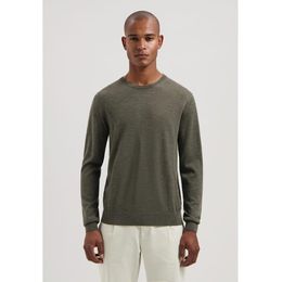 DSTREZZED Wollpullover in Khaki - 52% | Gr&ouml;&szlig;e L | Herren-plussize