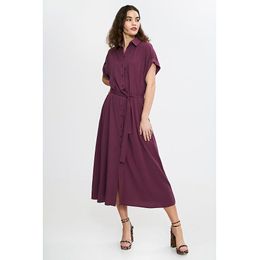 Nife Kleid in Pflaume - 76% | Gr&ouml;&szlig;e 36/38 | Damen-kleider