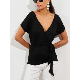 Milan Kiss Bluse in Schwarz - 60% | Gr&ouml;&szlig;e S | Damen-blusen