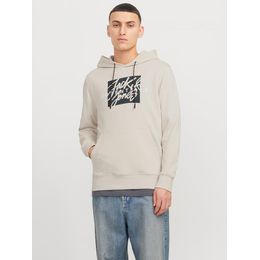 Jack & Jones Jack & Jones Hoodie in Beige - 70% | Gr&ouml;&szlig;e M | Herren-sweatshirts-jacken