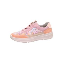 Legero Leder-Sneakers "Sprinter" in Bunt/ Rosa - 52% | Gr&ouml;&szlig;e 39 | Damen-sneakers
