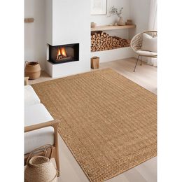 Conceptum Hypnose Kurzflor-Teppich "Rusticana" in Beige - 54% | Gr&ouml;&szlig;e 80x300 cm |