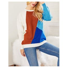 Milan Kiss Pullover in Bunt - 63% | Gr&ouml;&szlig;e L | Damen-pullover-cardigans