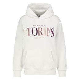 Sublevel Hoodie "Rosa" in Wei&szlig; - 43% | Gr&ouml;&szlig;e M | Damen-sweatshirts-jacken