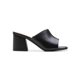 Clarks Leder-Pantoletten "Siara65" in Schwarz - 55% | Gr&ouml;&szlig;e 37 | Damen-pantoletten