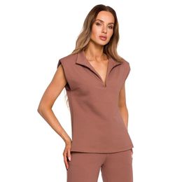 made of emotion Bluse in Braun - 81% | Gr&ouml;&szlig;e L | Damen-blusen