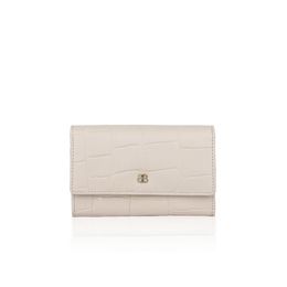 Bellicci Leder-Geldb&ouml;rse "Velora" in Creme - (B)17 x (H)10 x (T)3 cm - 35% | Portemonnaies-etuis