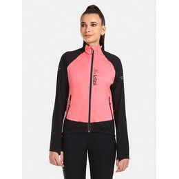 Kilpi Softshell-Laufjacke "Nordim" in Schwarz/ Pink - 69% | Gr&ouml;&szlig;e 38 | Damen-outdoorjacken