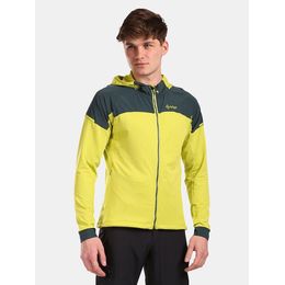 Kilpi Fleecejacke "Memphis" in Gelb - 71% | Gr&ouml;&szlig;e XL | Herren-pullover-sport