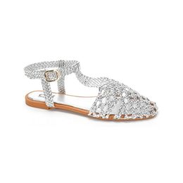 C'M Halbsandalen in Silber - 68% | Gr&ouml;&szlig;e 38 | Damen-sandalen