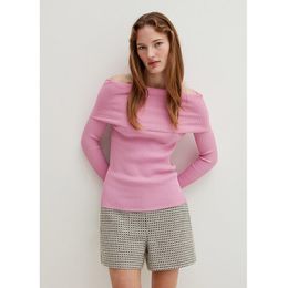 Stefanel Longsleeve in Rosa - 83% | Gr&ouml;&szlig;e M | Damen-tops