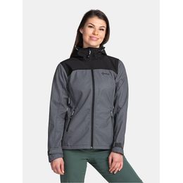 Kilpi Softshelljacke "Ravia" in Grau/ Schwarz - 75% | Gr&ouml;&szlig;e 46 | Damen-outdoorjacken