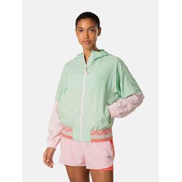 KARI TRAA Softshelljacke "Silje" in Gr&uuml;n/ Rosa - 38% | Gr&ouml;&szlig;e S | Damen-outdoorjacken