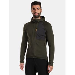 Kilpi Fleecejacke "Merini" in Dunkelgr&uuml;n - 70% | Gr&ouml;&szlig;e XXL | Herren-pullover-sport