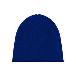 AUTHENTIC CASHMERE Kaschmir-M&uuml;tze "Pinier" in Blau - 32% | Damen-muetzen-caps