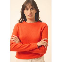 Just Cashmere Kaschmir-Pullover "Jane" in Orange - 53% | Gr&ouml;&szlig;e M | Damen-pullover-cardigans