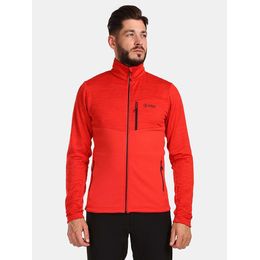 Kilpi Fleecejacke "Erin" in Rot - 73% | Gr&ouml;&szlig;e XL | Herren-pullover-sport