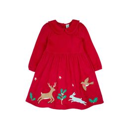 frugi Kleid "Peony" in Rot - 47% | Gr&ouml;&szlig;e 92/98 | Kinderkleider