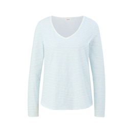 s.Oliver Shirt Damen Gr&ouml;&szlig;e XXS hellblau / wei&szlig;