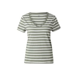 GAP T-Shirt Damen Gr&ouml;&szlig;e XS oliv / wei&szlig;