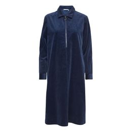 Fransa Blusenkleid 'Mita' Damen Gr&ouml;&szlig;e 40 dunkelblau Winterkleid
