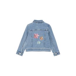 s.Oliver &Uuml;bergangsjacke M&auml;dchen Gr&ouml;&szlig;e 116 blue denim / hellblau / pastellorange / pastellpink
