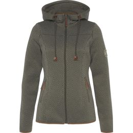 active by Lascana Damen Fleecejacke olive Gr&ouml;&szlig;e 32/34