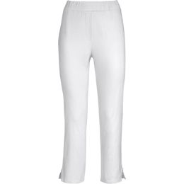 Damen 7/8-Hose in Bengalin-Qualit&auml;t wei&szlig; Gr&ouml;&szlig;e 40