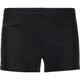 feel good Herren Badehose schwarz-steingrau Gr&ouml;&szlig;e 10
