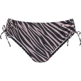 Lascana Damen Bikini-Hose schwarz-bedruckt Gr&ouml;&szlig;e 40