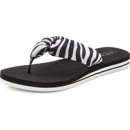 Lascana Damen Badezehentrenner schwarz/wei&szlig;, Gr&ouml;&szlig;e 44