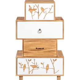 HEINE HOME unisex Kommode natur-wei&szlig; Gr&ouml;&szlig;e H/B/T ca. 90x55x36 cm