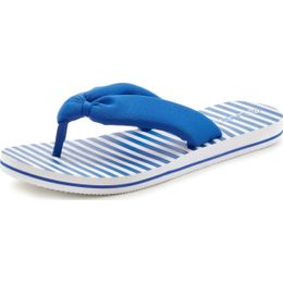 Lascana Damen Badezehentrenner blau/wei&szlig;, Gr&ouml;&szlig;e 44