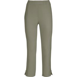Damen 7/8-Hose in Bengalin-Qualit&auml;t khaki Gr&ouml;&szlig;e 38