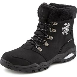 Lascana Damen Winterstiefelette schwarz Gr&ouml;&szlig;e 38