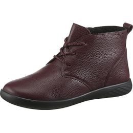Waldl&auml;ufer Damen Stiefelette mit w&auml;rmendem Futter dunkelrot Gr&ouml;&szlig;e 7