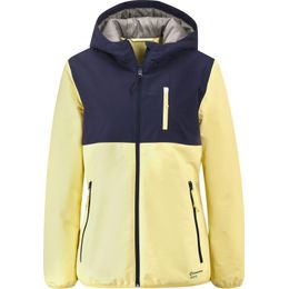 Damen Funktionsjacke in w&auml;rmender Qualit&auml;t marine-zitrone Gr&ouml;&szlig;e 54