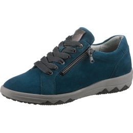 Waldl&auml;ufer Damen Sneaker f&uuml;r kr&auml;ftige F&uuml;&szlig;e aquapetrol Gr&ouml;&szlig;e 8