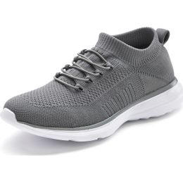 Lascana Damen Sneaker grau Gr&ouml;&szlig;e 43