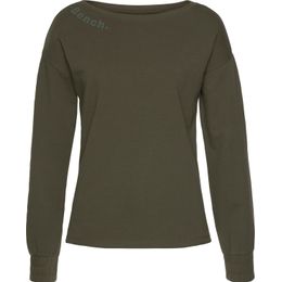 Damen Sweatshirt dunkelgr&uuml;n Gr&ouml;&szlig;e 32/34