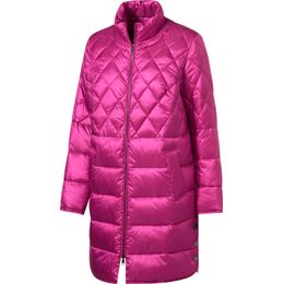 Heine Damen Steppmantel in Glanz-Optik fuchsia Gr&ouml;&szlig;e 44