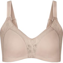 Naturana Damen Minimizer-BH ohne B&uuml;gel mit Spitze elfenbein Gr&ouml;&szlig;e 90B