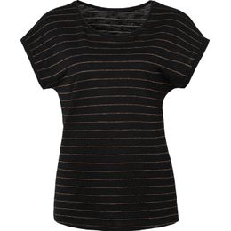 Vivance Damen Rundhalsshirt wei&szlig;, schwarz Gr&ouml;&szlig;e 36/38
